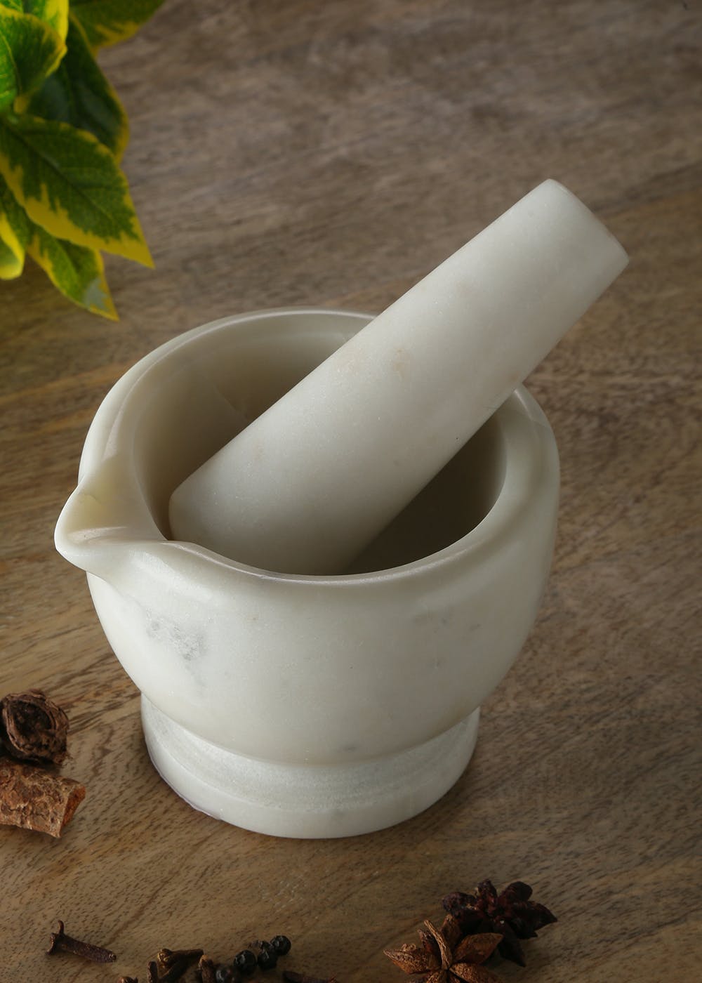Get White Marble Mortar & Pastel at ₹ 2000 | LBB Shop