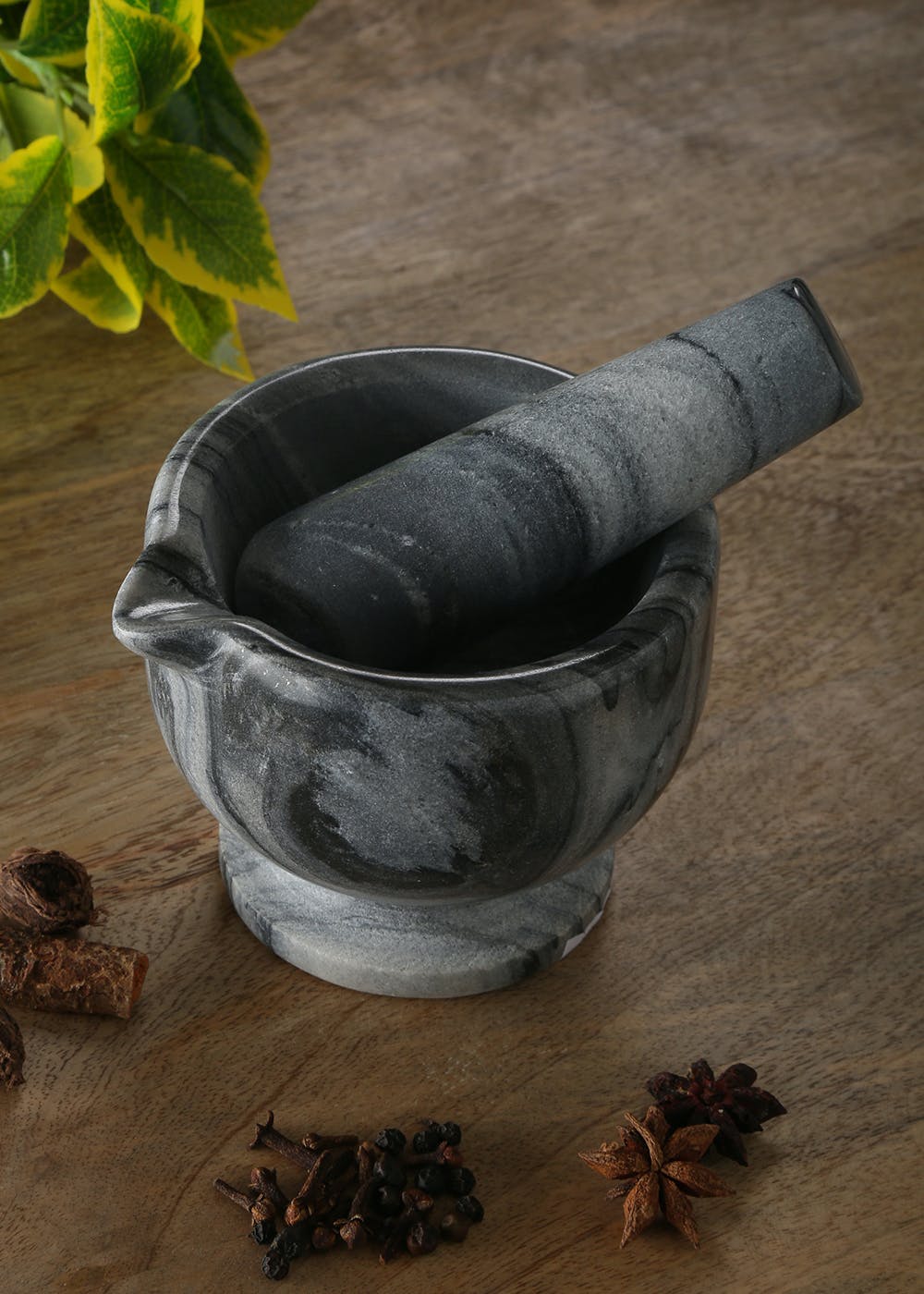Get Grey Marble Mortar & Pastel at ₹ 2150 | LBB Shop