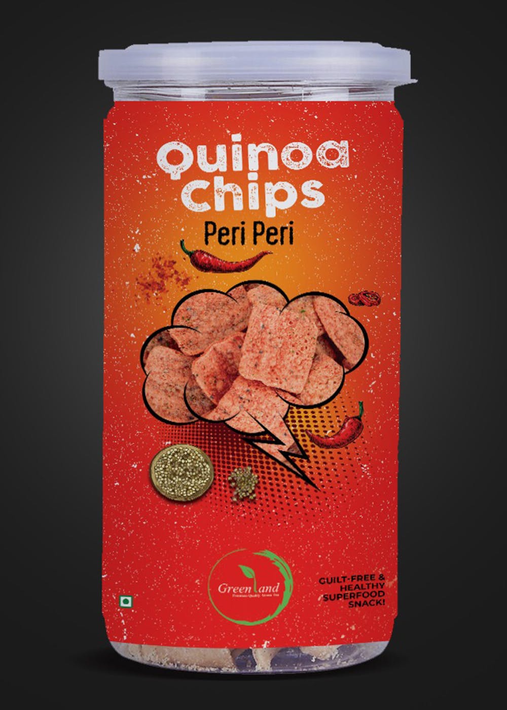 Get Peri Peri Quinoa Chips-150gm at ₹ 130 | LBB Shop