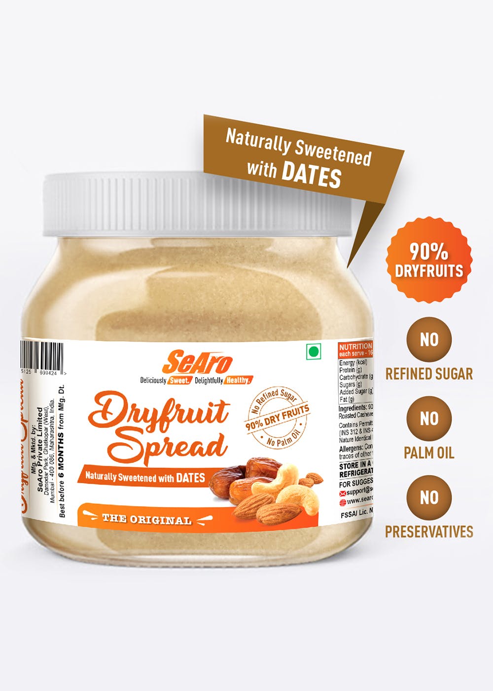 Get The Original Dry Fruit Spread - 250 gm at ₹ 425 | LBB Shop