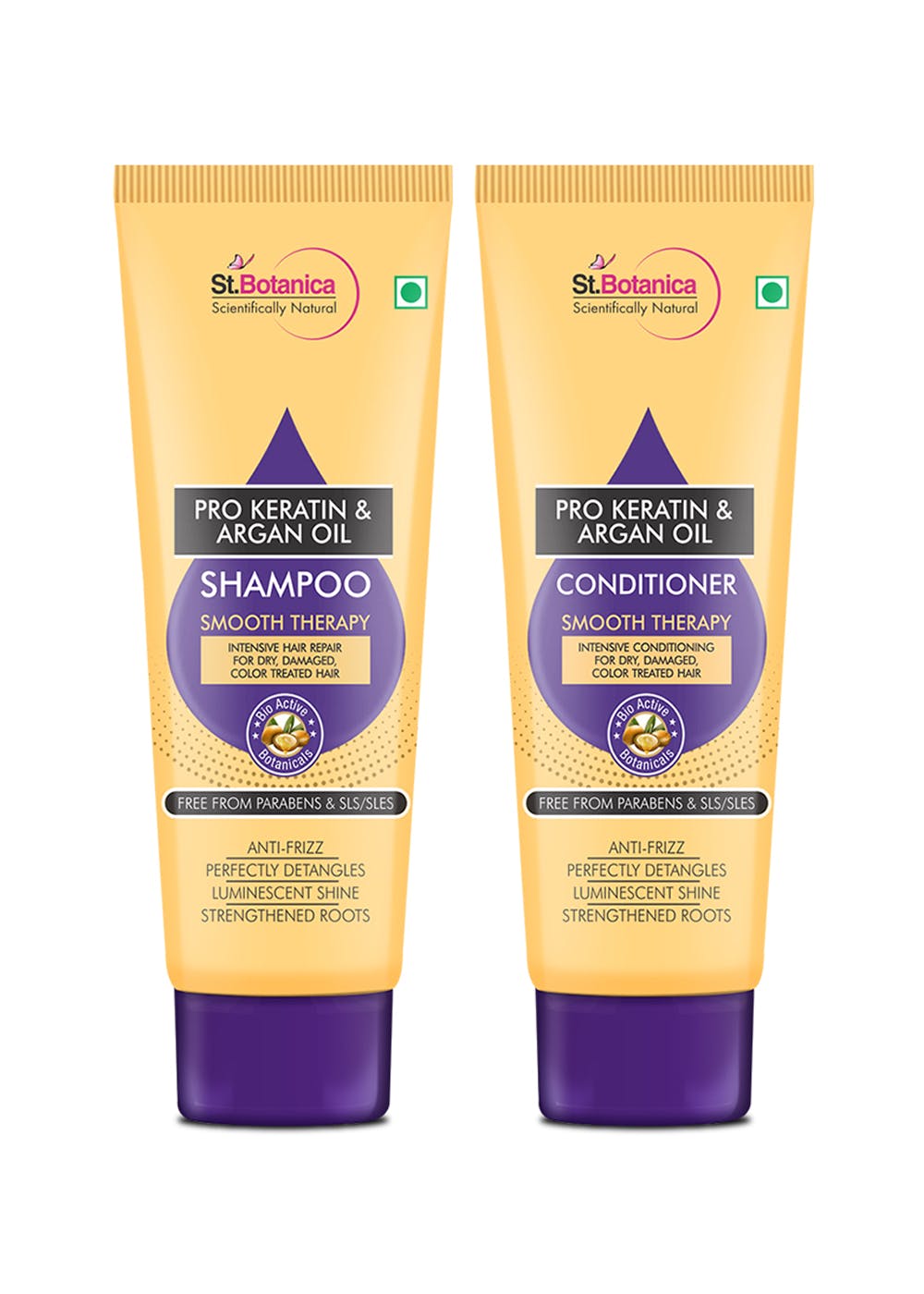 Get Pro Keratin & Argan Oil Hair Shampoo + Conditioner - 25ml each at ...