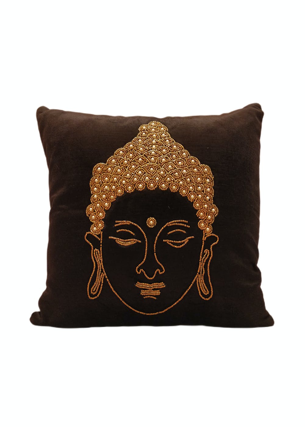 Get Buddha Cushion Cover (Black) at ₹ 699 | LBB Shop
