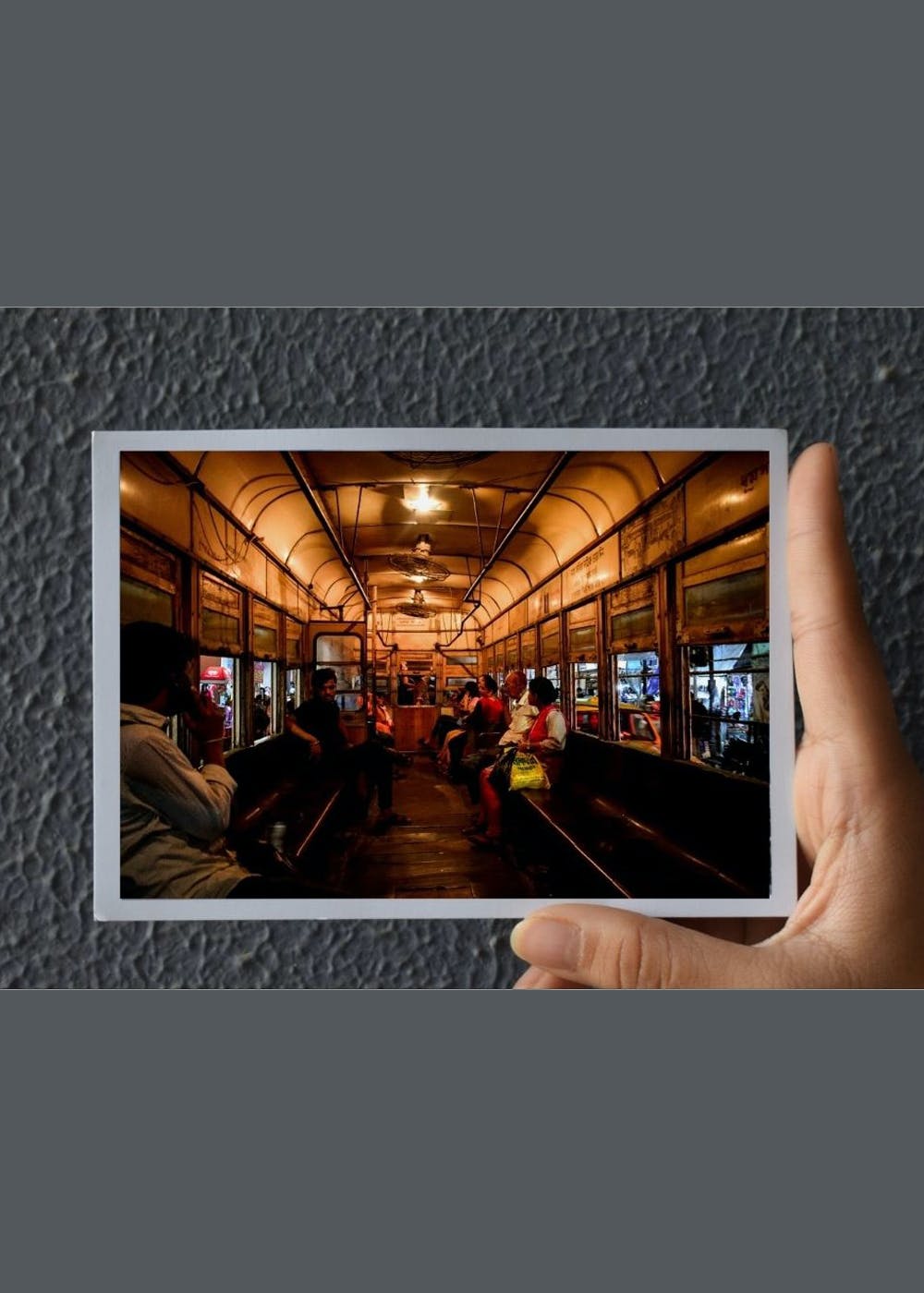 Get Inside a Tram Photo Postcard at ₹ 100 | LBB Shop