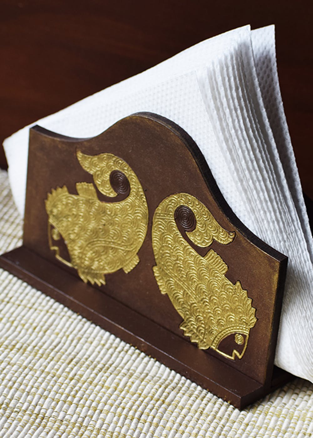 Get Hand Painted Engraved Madhubani Fish Tissue Holder at ₹ 1350 | LBB Shop
