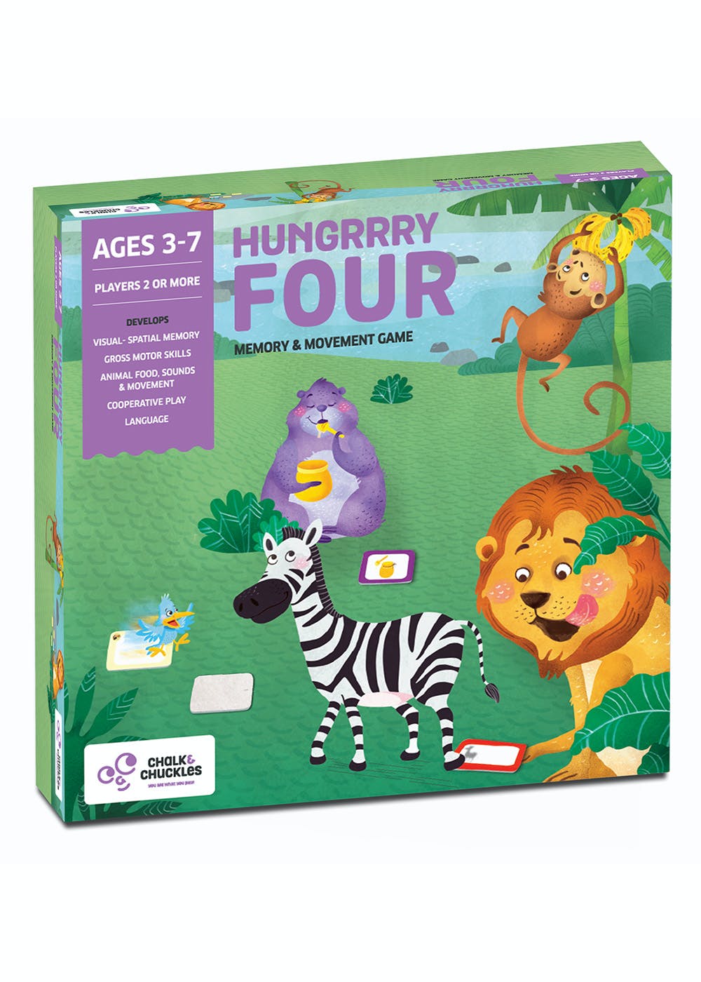 Get Hungry Four, Preschool Movement Memory Cooperative Game at ₹ 749 ...