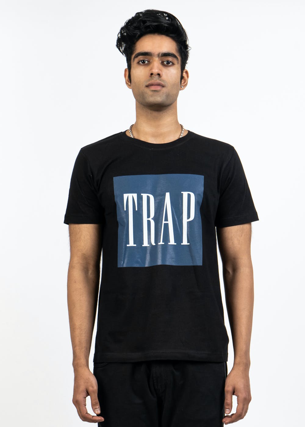 Get "Trap" Graphic Crew Neck T-Shirt at ₹ 944 | LBB Shop