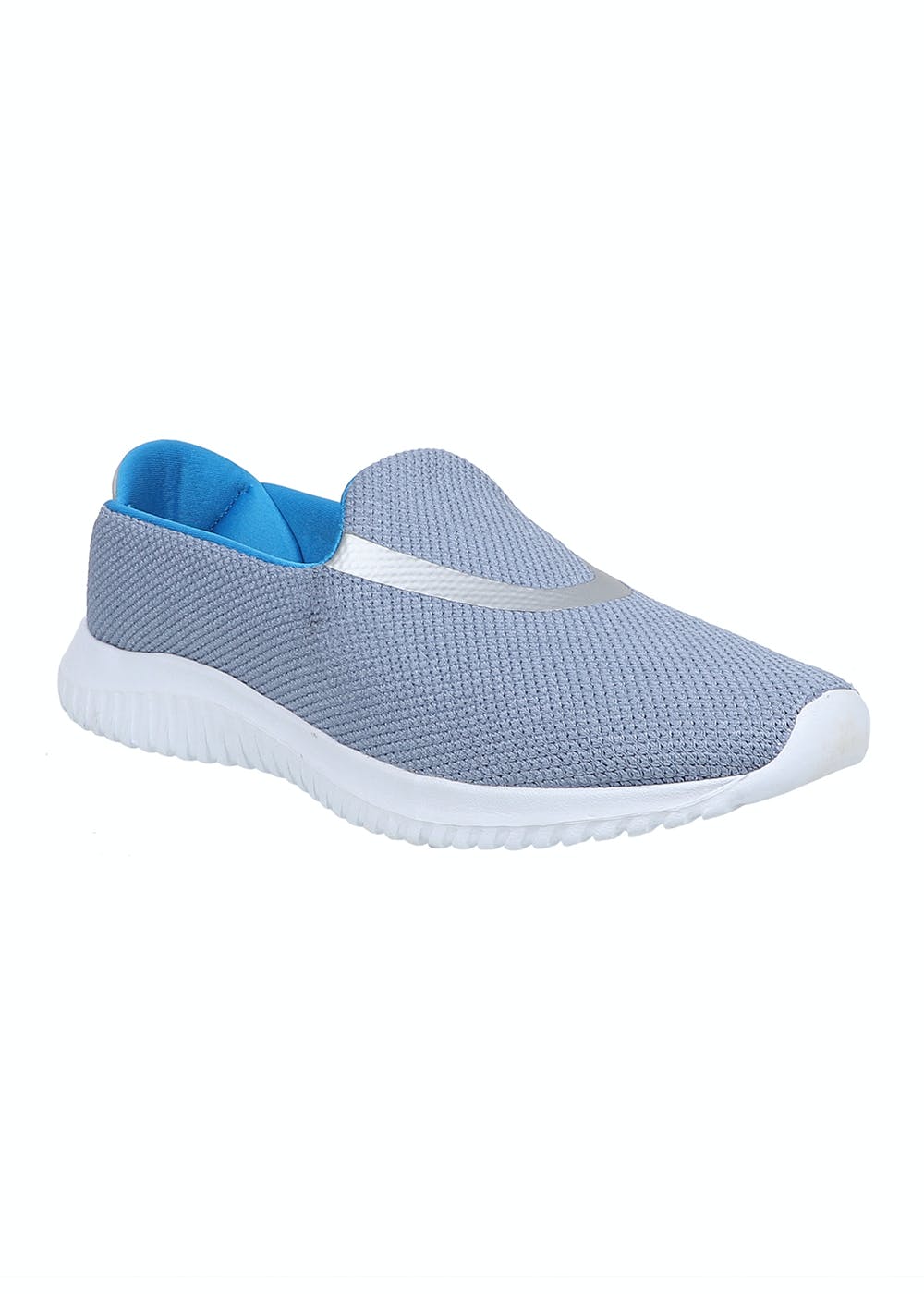 Get Contrast Back Detail Ice Blue Mesh Walking Shoes at ₹ 999 | LBB Shop