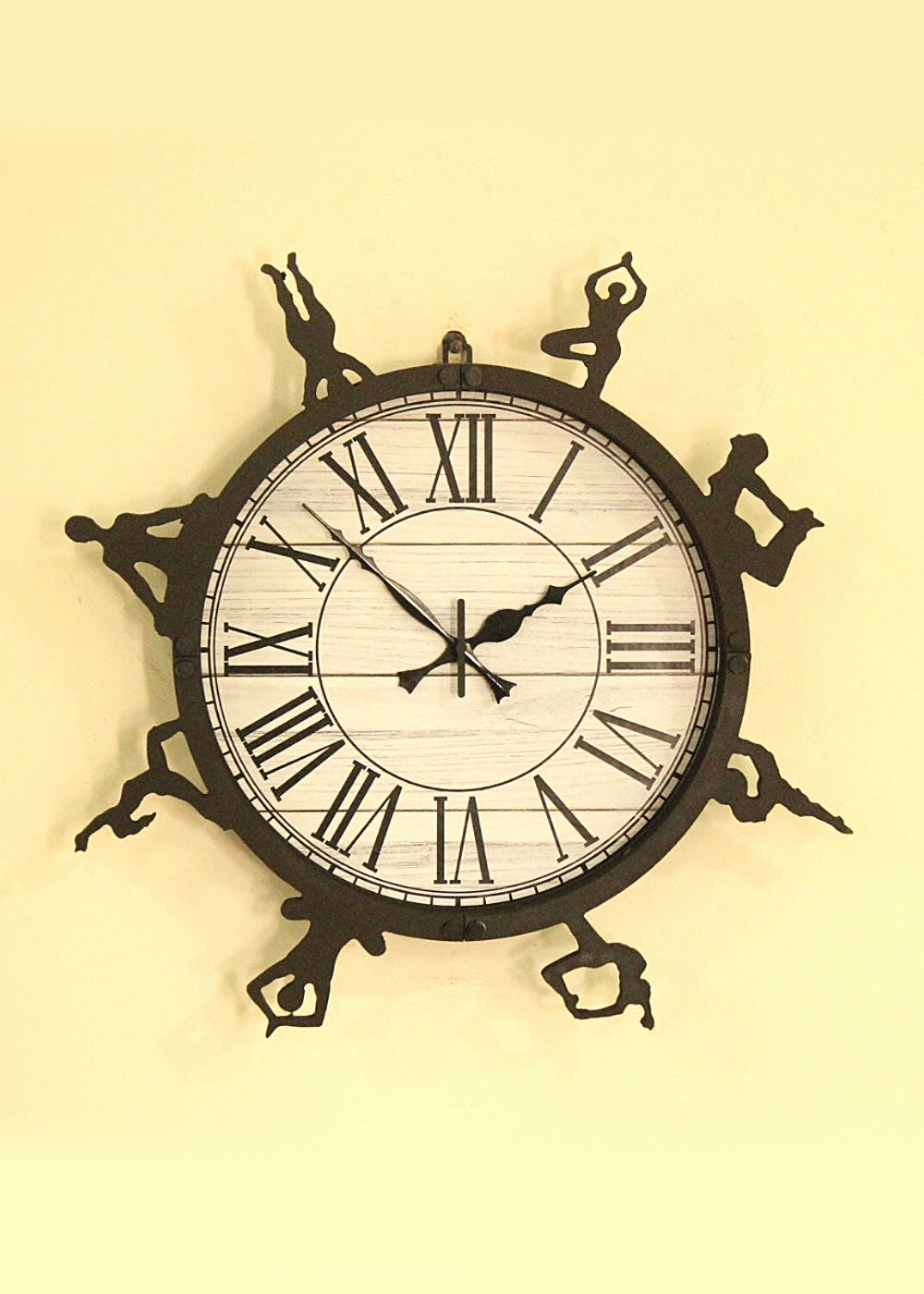 Get Yoga Themed Wall Clock at ₹ 2443 | LBB Shop