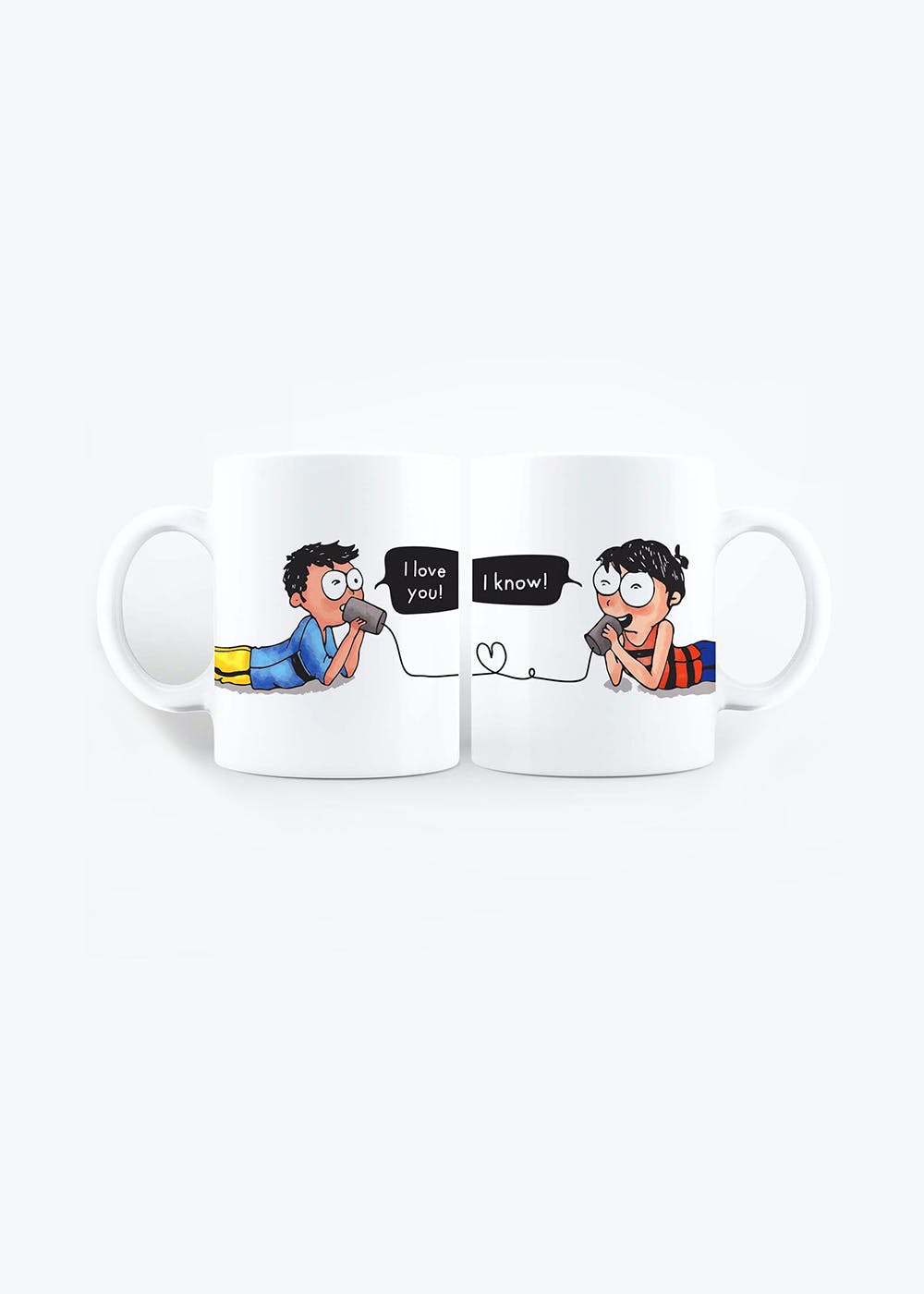 Get Love Link Mugs - Set of 2 at ₹ 499 | LBB Shop