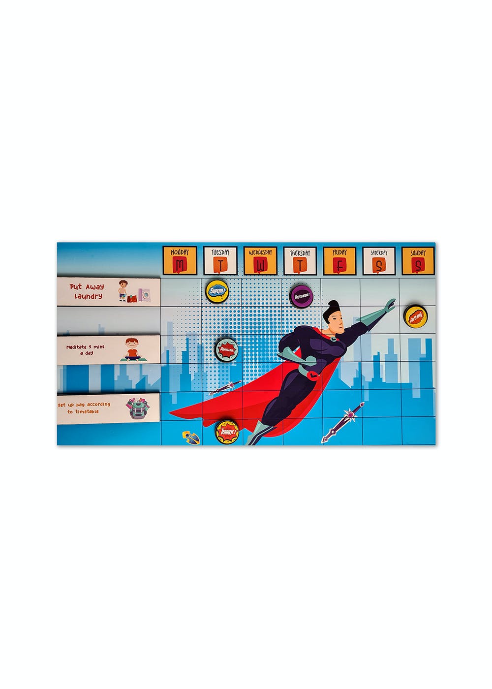 Get Magnetic Super Man Reward Chart at ₹ 1599 | LBB Shop