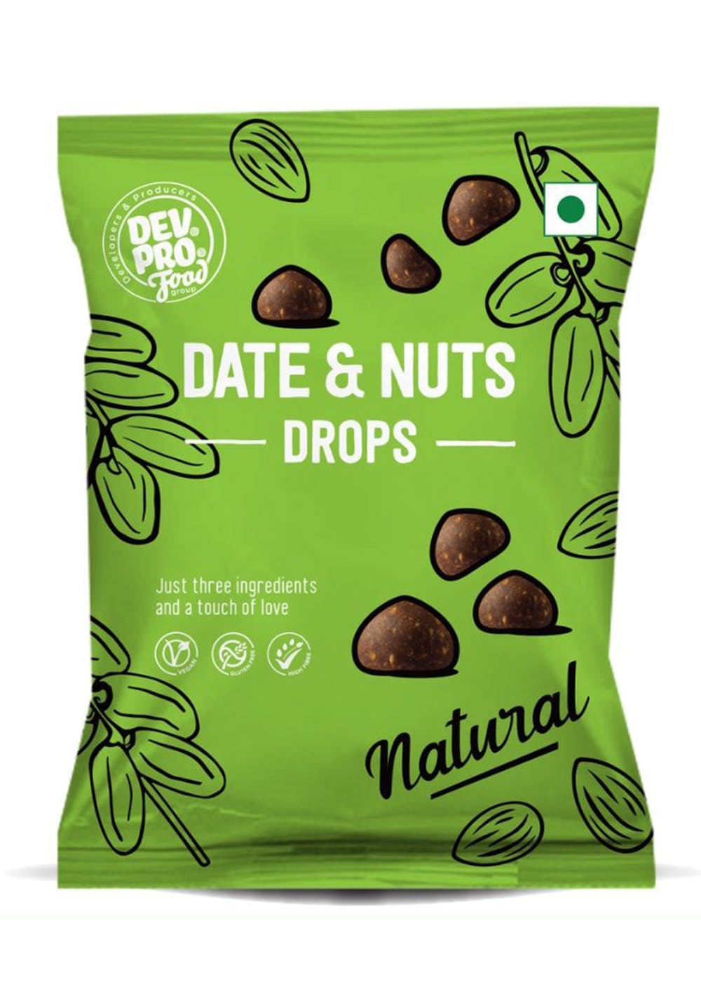 Get Date & Nuts Drops Natural with Fiber Coating at ₹ 179 | LBB Shop