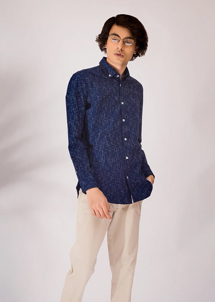 Get Handwoven Static Print Shirt at ₹ 1605 | LBB Shop
