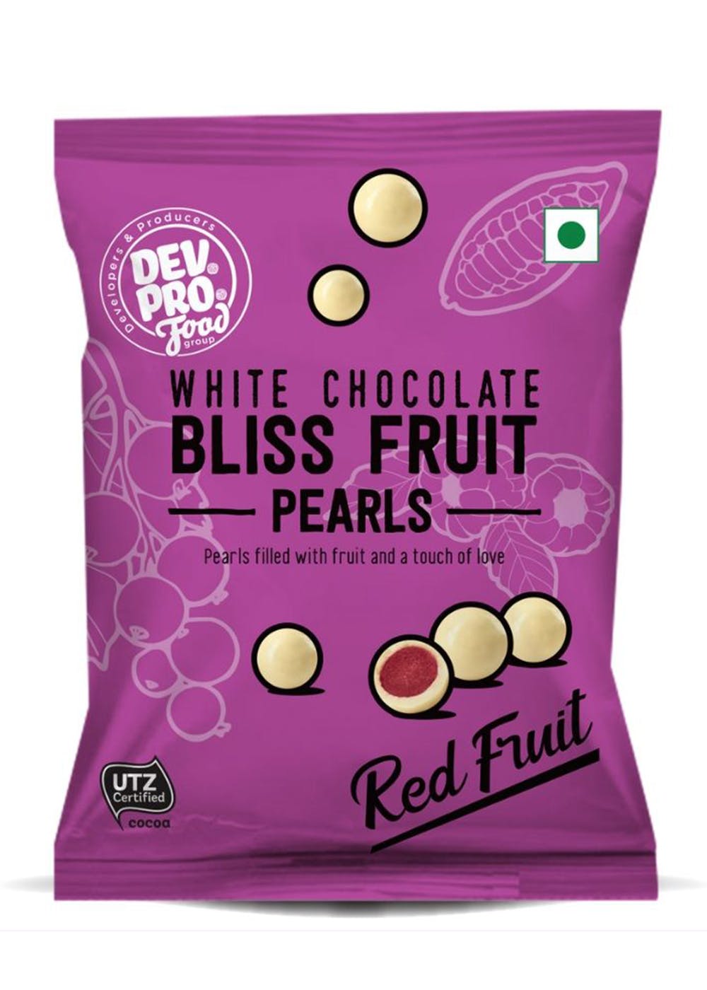 Get Bliss Fruit Pearls Forest Fruit Yogurt White chocolate at ₹ 139 ...