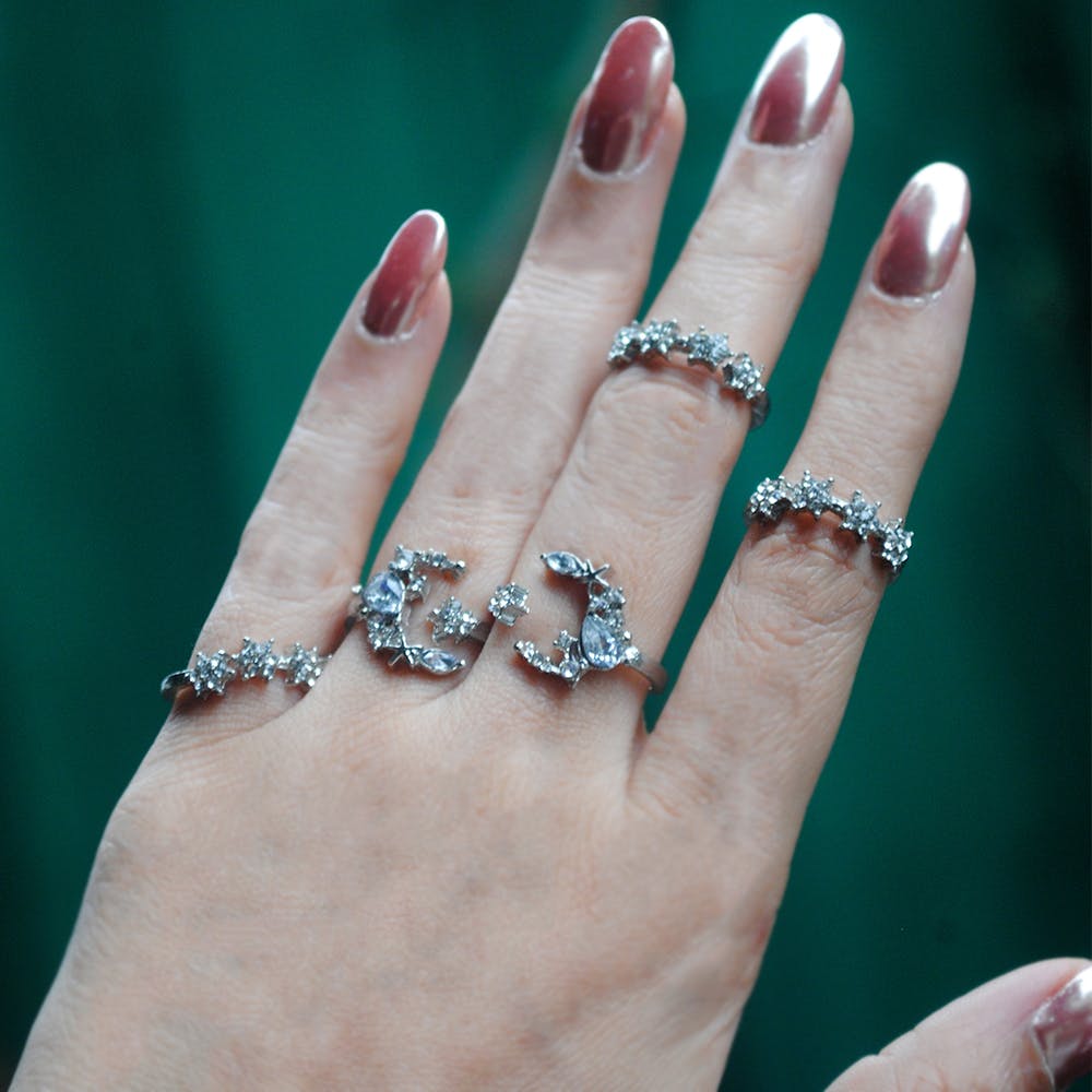 Get Bedazzled Star Ring at ₹ 349 | LBB Shop