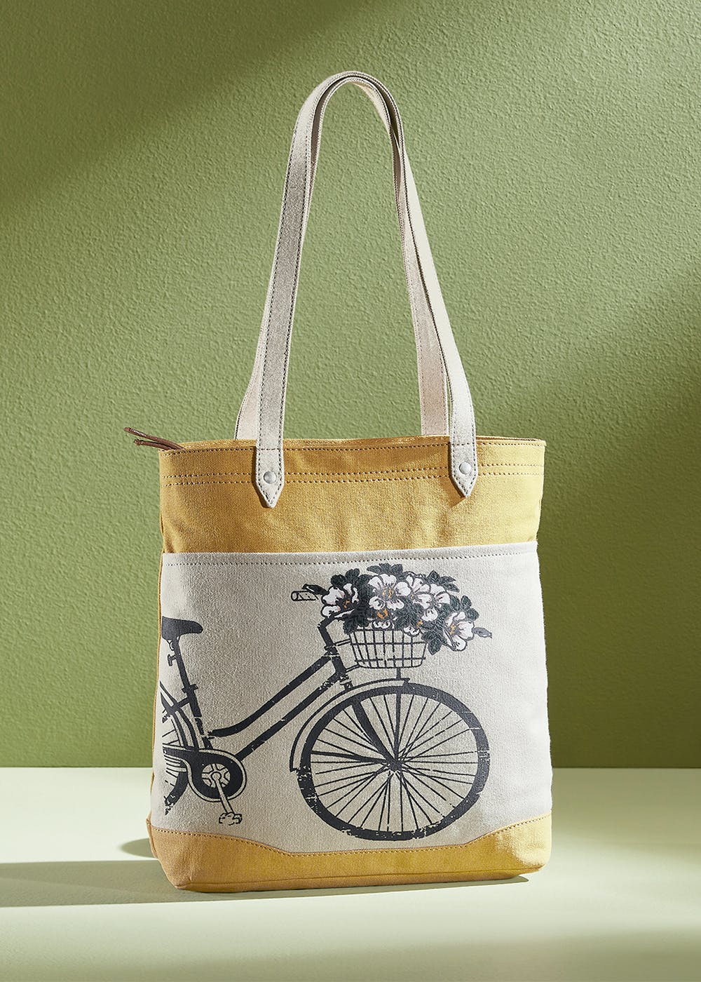 Get Upcycled Canvas Large Canvas Handbag - Journey at ₹ 1399 | LBB Shop