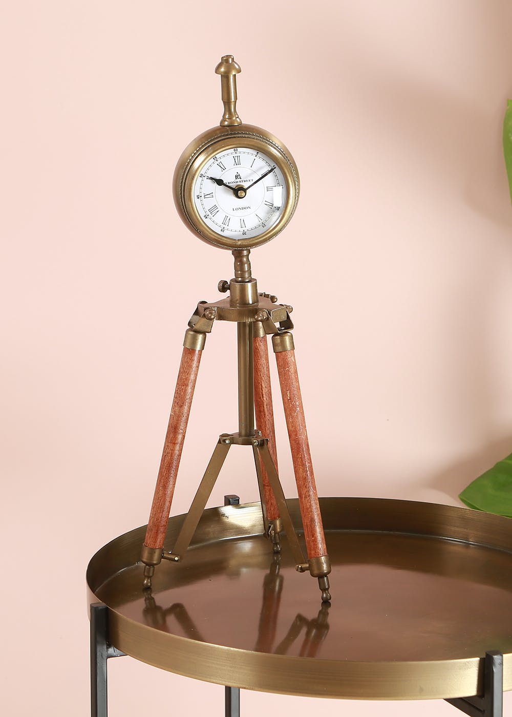 Get Antique Brass Tripod clock - 16.8 inches at ₹ 2737 | LBB Shop