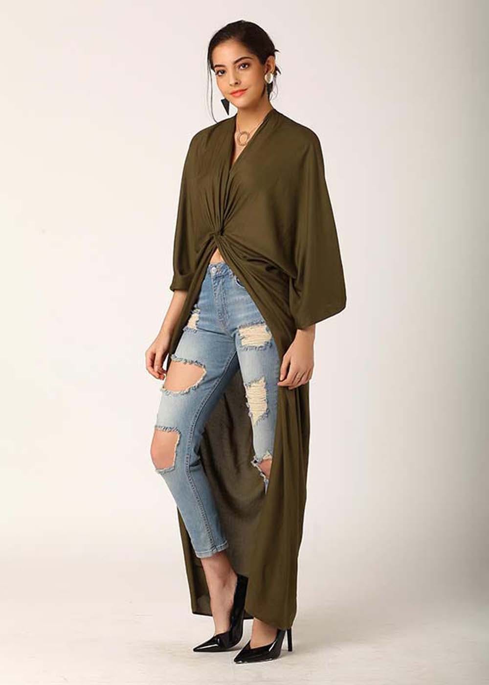 Get Olive Maxi Top at ₹ 1550 | LBB Shop