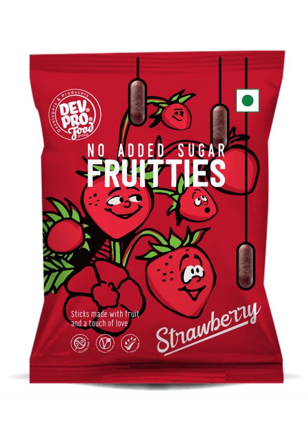 Get No added Sugar Frutties Strawberry at ₹ 159 | LBB Shop