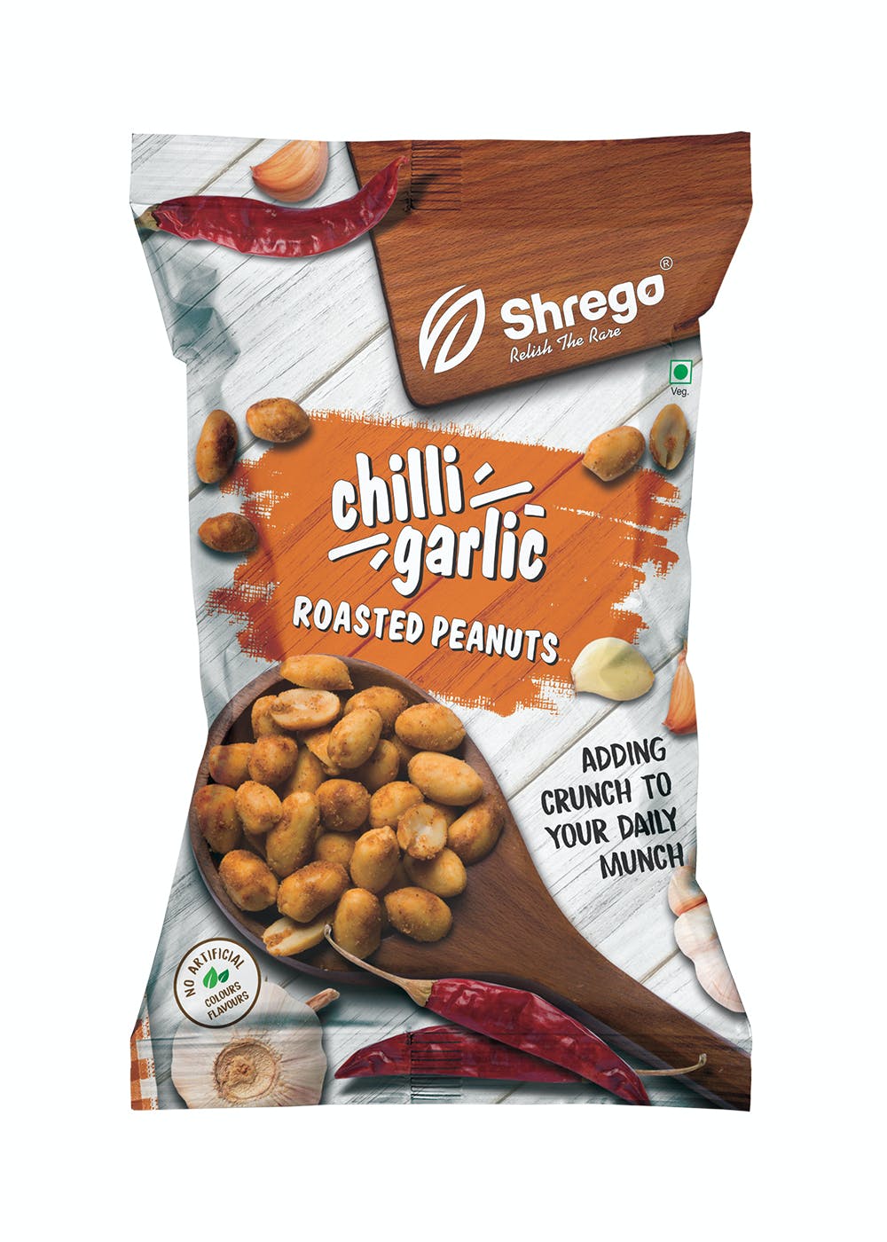 Get Chilli Garlic Roasted Peanuts at ₹ 159 | LBB Shop