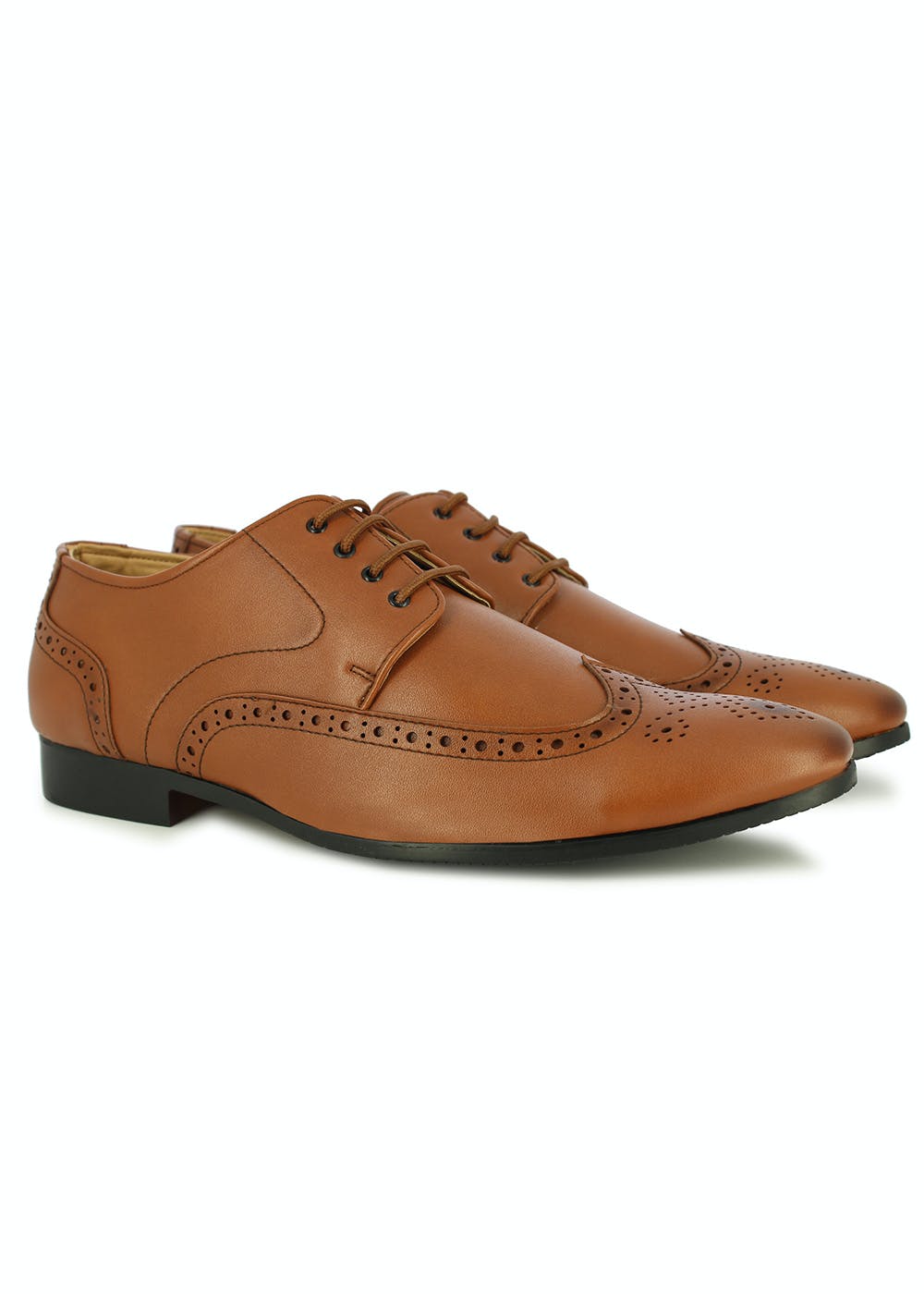 Get Koustom Tan Formal Shoes at ₹ 1798 | LBB Shop