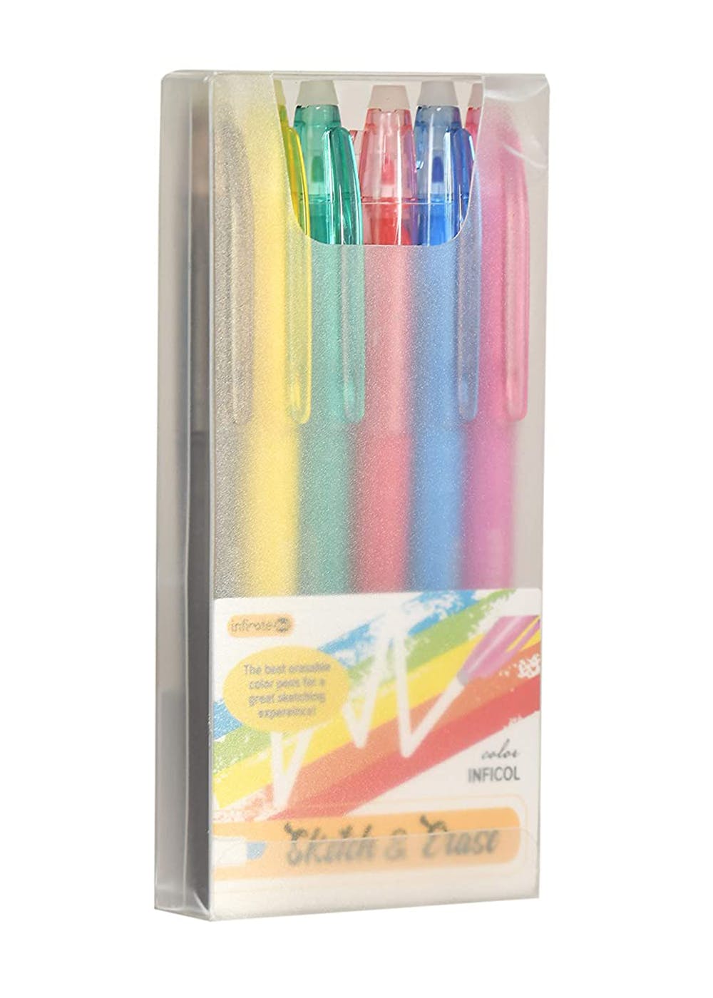 Get Set of 6 Sketch & Erase Color Pens at ₹ 349 | LBB Shop