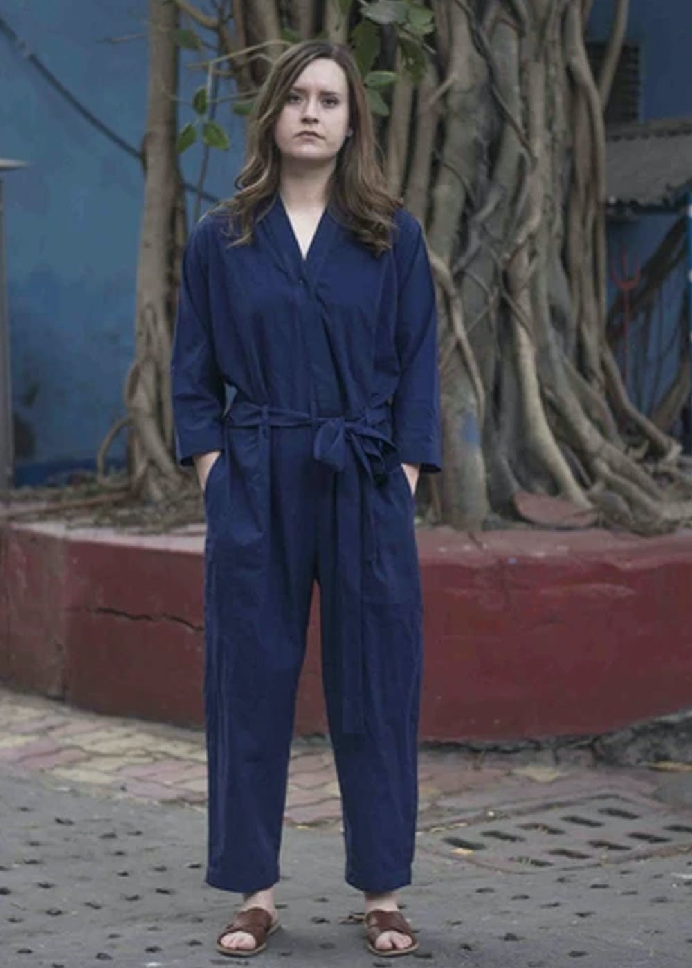 Get Midnight Blue Jumpsuit at ₹ 3950 | LBB Shop
