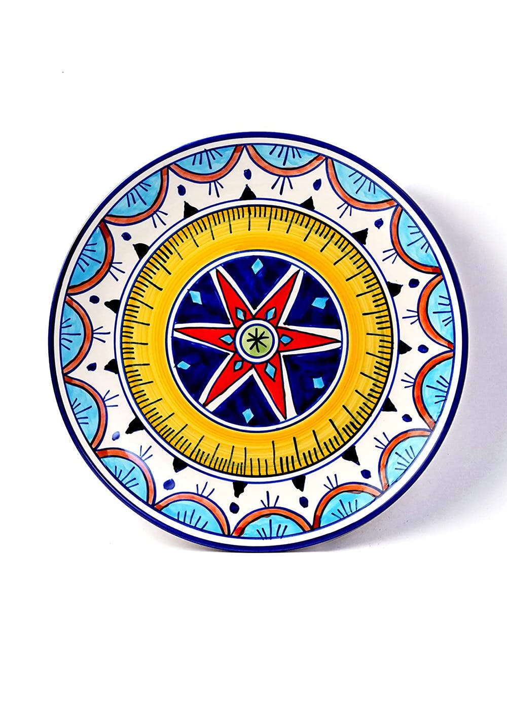 Get Ceramic Multi Color Dinner Plates at ₹ 499 | LBB Shop