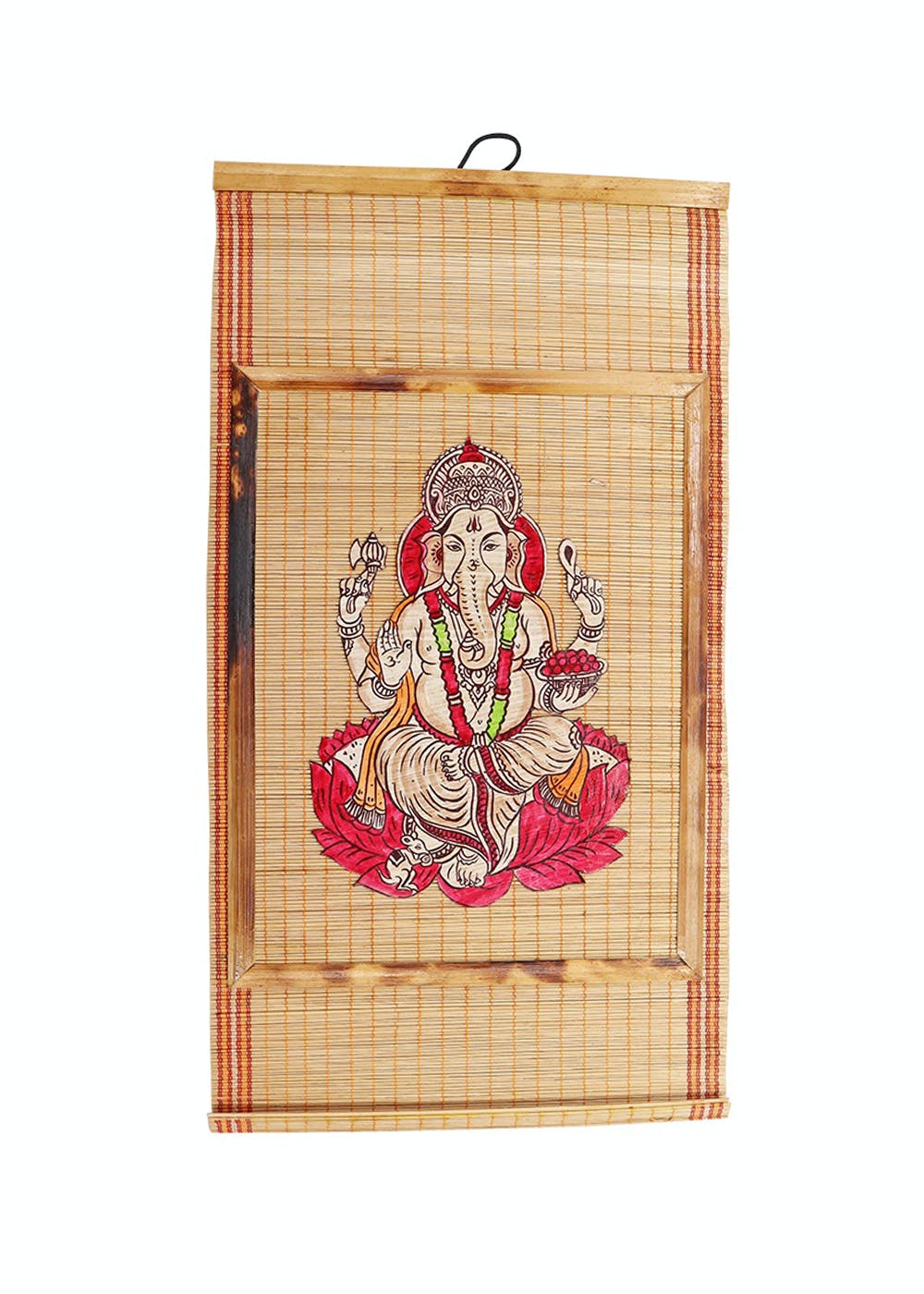 Get Ecofriendly Handicraft Bamboo Mat Semi-Scrollable Wall Hanging ( 19 ...