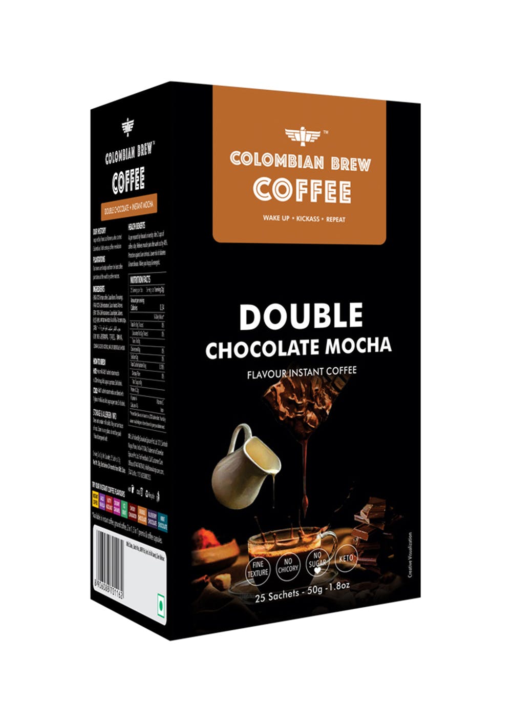 Get Double Chocolate Mocha Instant Coffee - 25 Sachets at ₹ 190 | LBB Shop