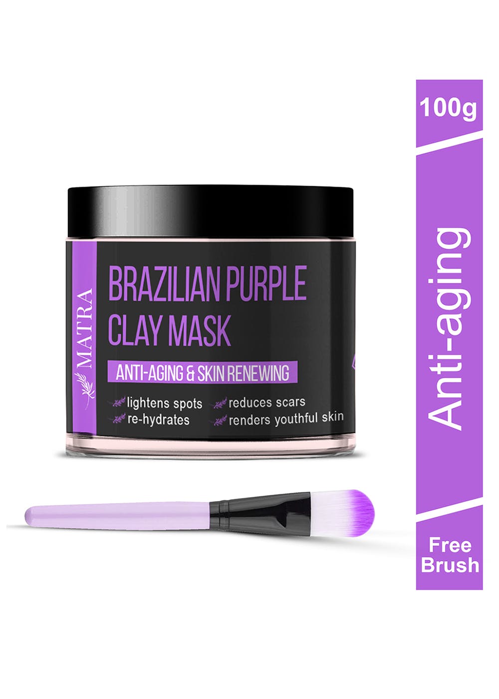 Get Brazilian Purple Clay Mask for Anti-aging – Lavender and Rosehip at ...