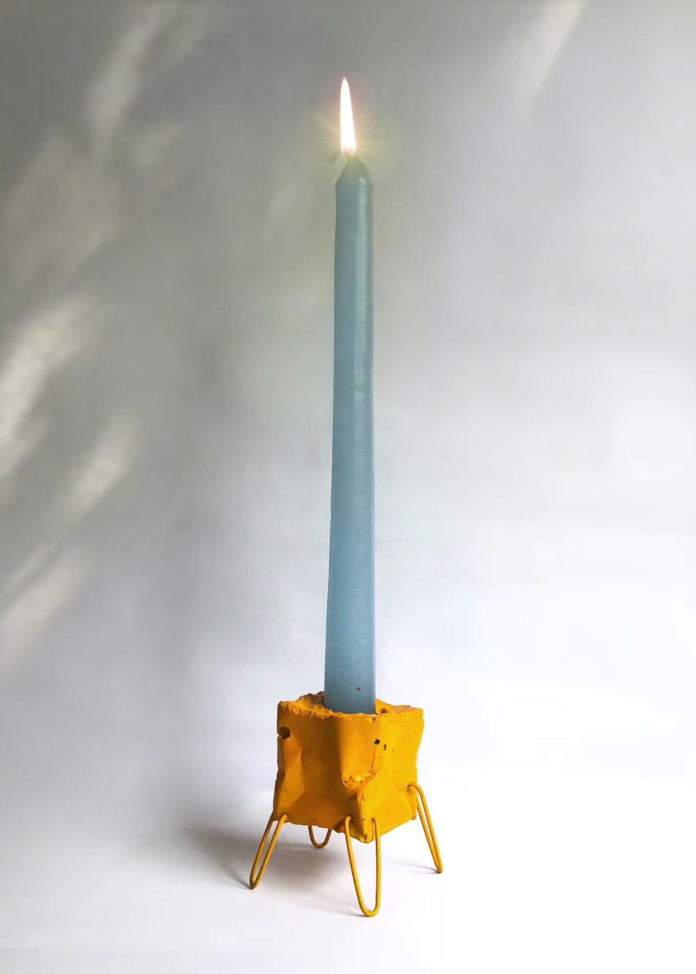 Get Orange "Crumpled Crate" Candle Holder at ₹ 850 | LBB Shop