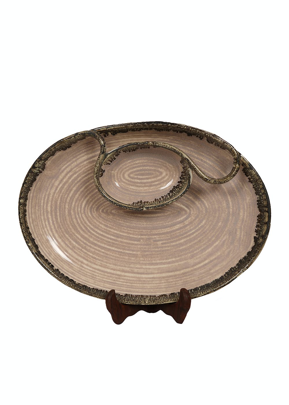 Get Big Pink Shell Chip & Dip Platter at ₹ 2199 | LBB Shop