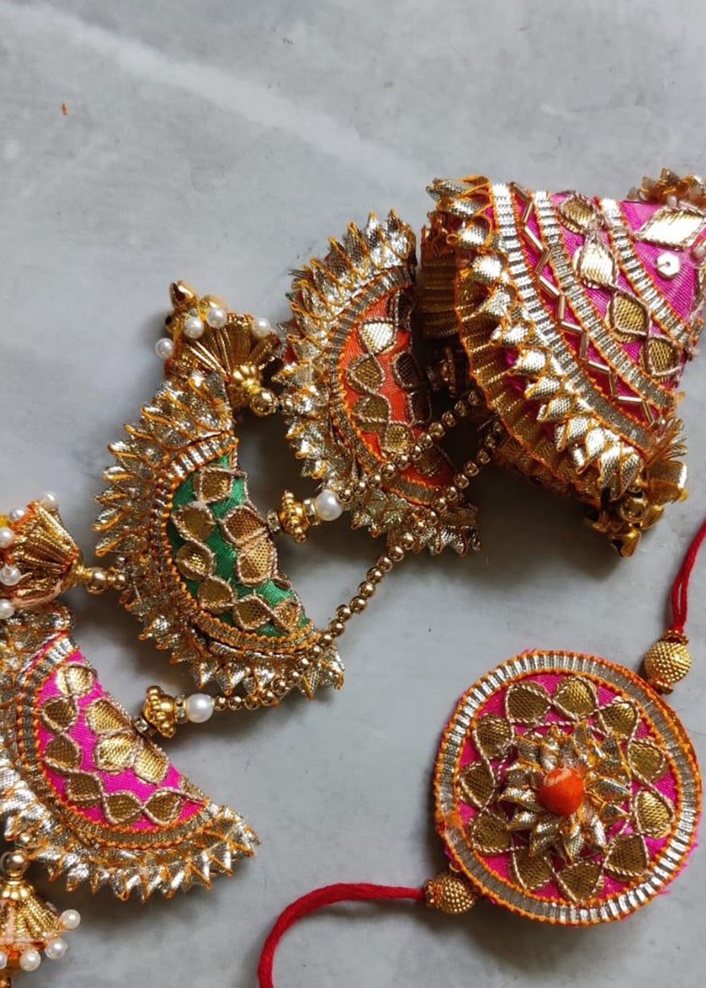 Get "Gulzaar" Gota Patti Rakhi at ₹ 395 | LBB Shop