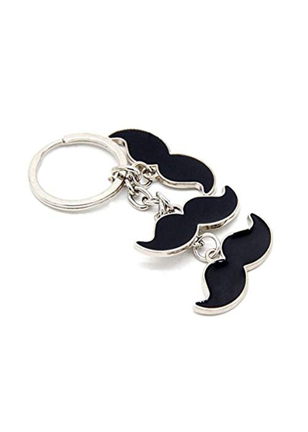 Get Moustache Enamel Keychain at ₹ 199 | LBB Shop