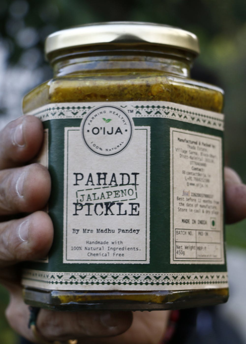 Get Pahadi Jalapeno Pickle - 450gm at ₹ 350 | LBB Shop