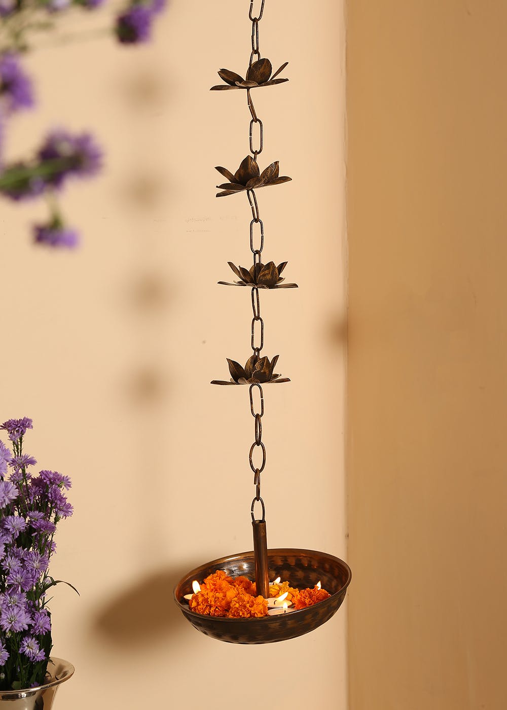 Get Hanging Urli In Antique Finish at ₹ 1320 | LBB Shop