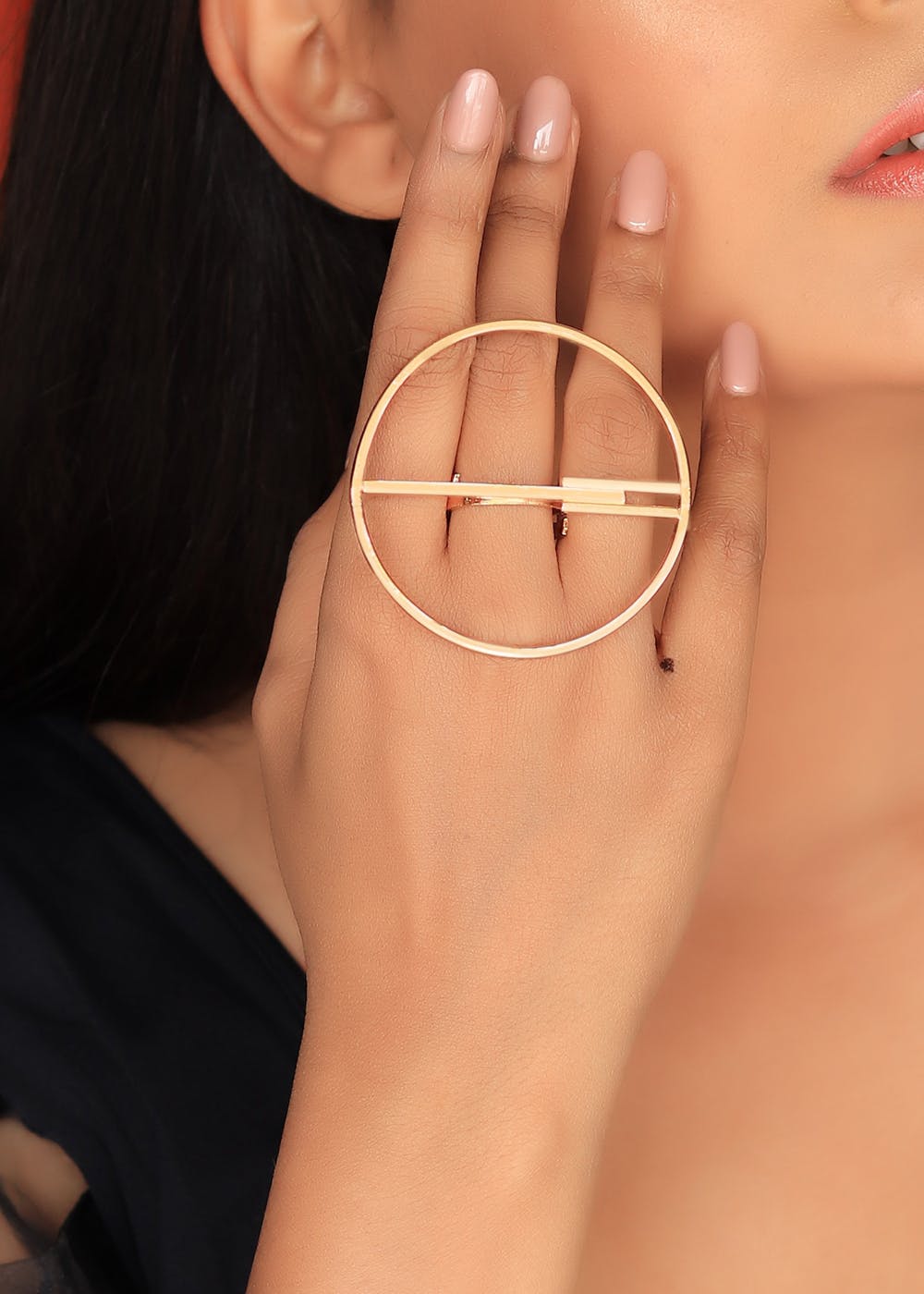 Get Gold Circular Minimalistic Ring at ₹ 1100 | LBB Shop