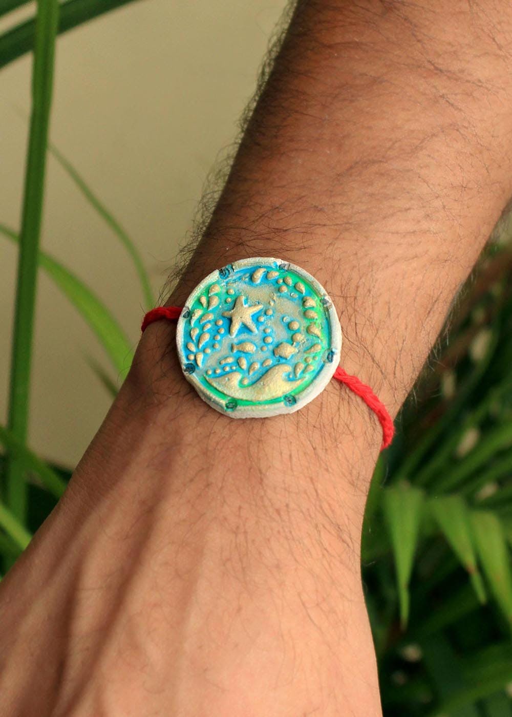 Get Effortless Water Clay Rakhi at ₹ 350 | LBB Shop