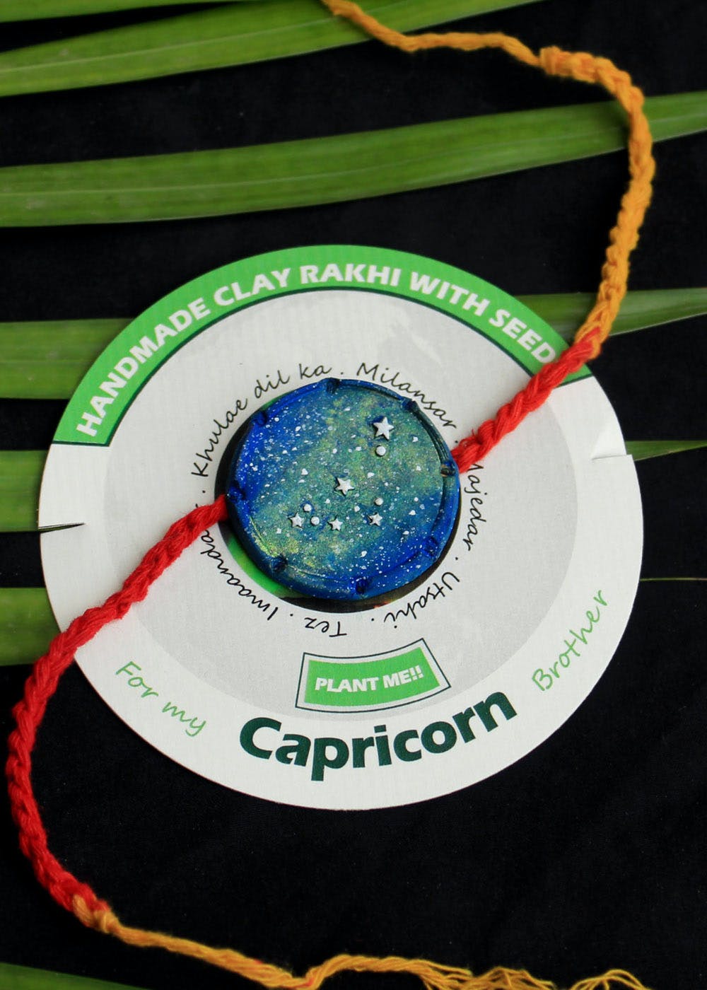 Get Capricorn Clay Rakhi at ₹ 299 | LBB Shop
