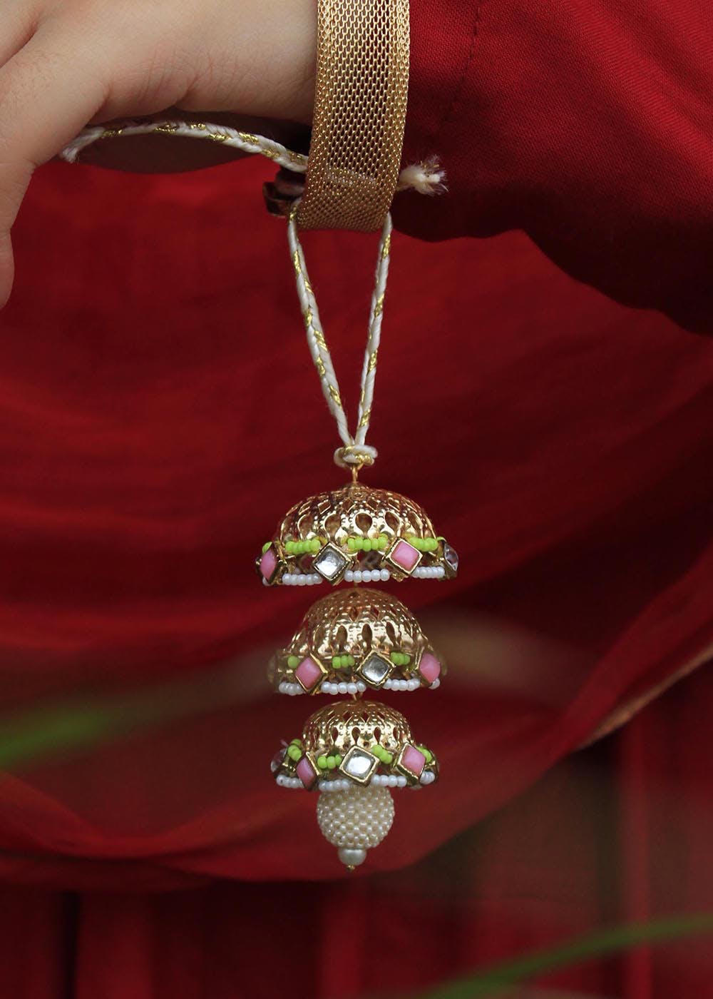 Get Jhumki Style Lumba Rakhi at ₹ 450 | LBB Shop