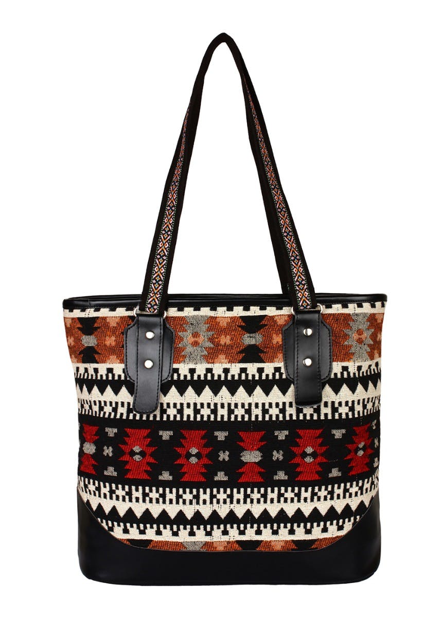 Get Multi Aztec Pattern Jacquard Handbag at ₹ 999 | LBB Shop