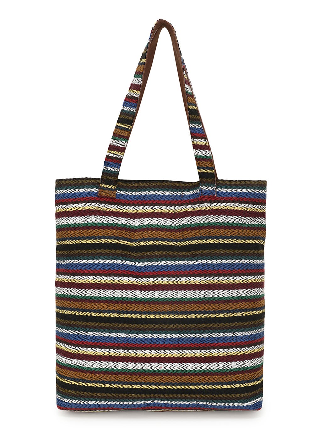 Get Eco-Friendly Multi Acrylic Dari Striped Shoulder Bag at ₹ 499 | LBB ...