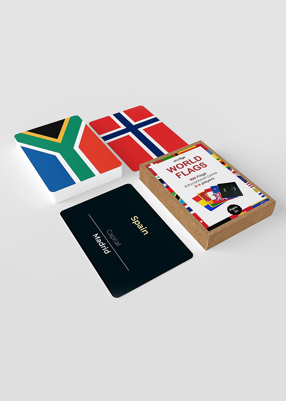 Get Fun with Flags 100 Flash Cards - Two in One - Country Flags Game ...