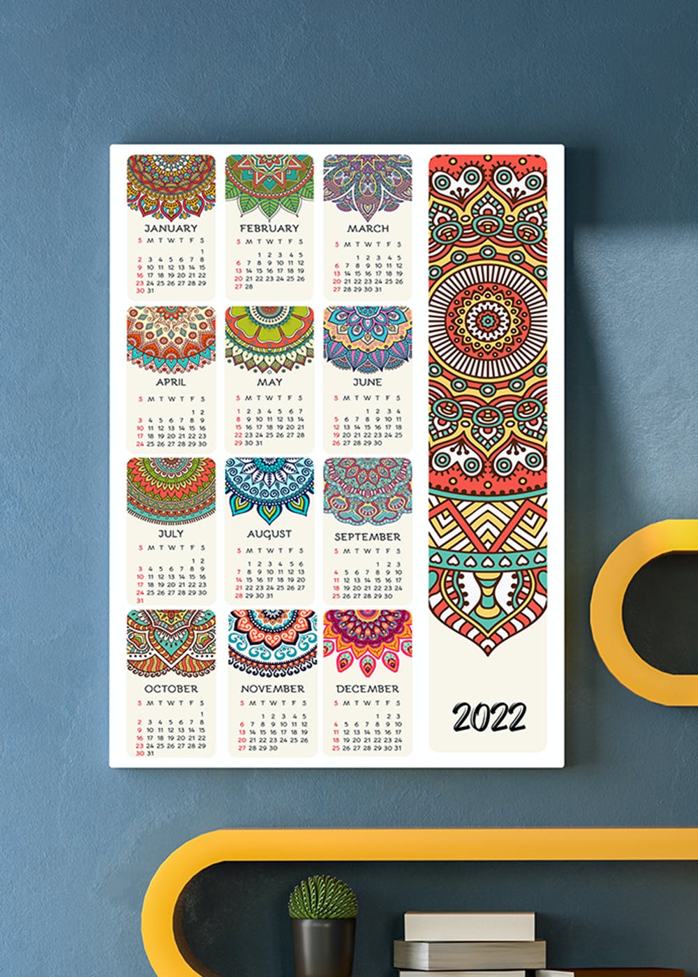 Get Wall Calendar 2022 - Mandala at ₹ 249 | LBB Shop