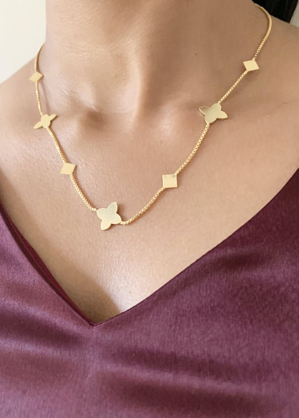 Get Multi Charm Choker Chain at ₹ 1205 | LBB Shop