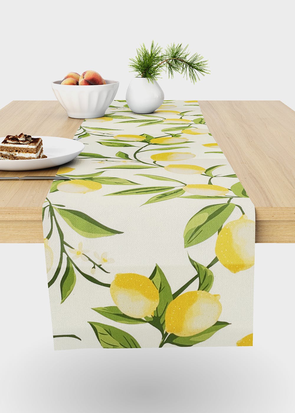 Get Lemon Tree Print Table Runner at ₹ 799 | LBB Shop