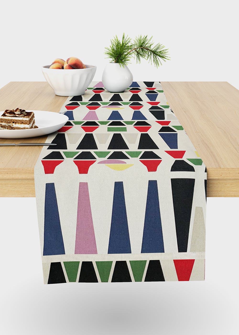 Get Color Blocks Table Runner at ₹ 799 | LBB Shop