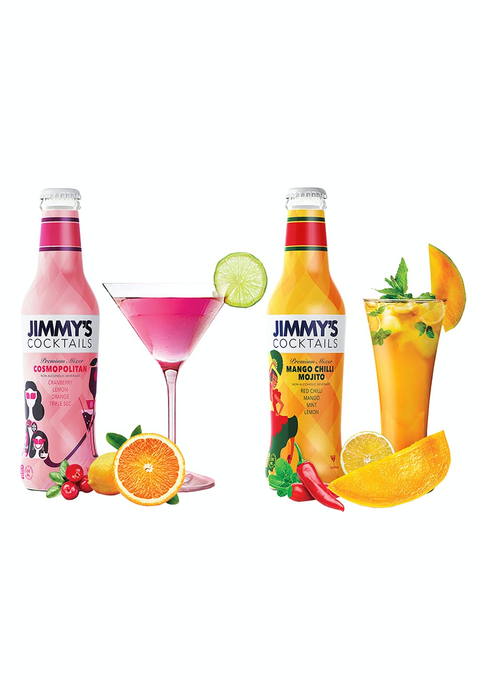 Get Mixed Pack Cosmopolitan + Mango Chilli Mojito Cocktail Mixers ...