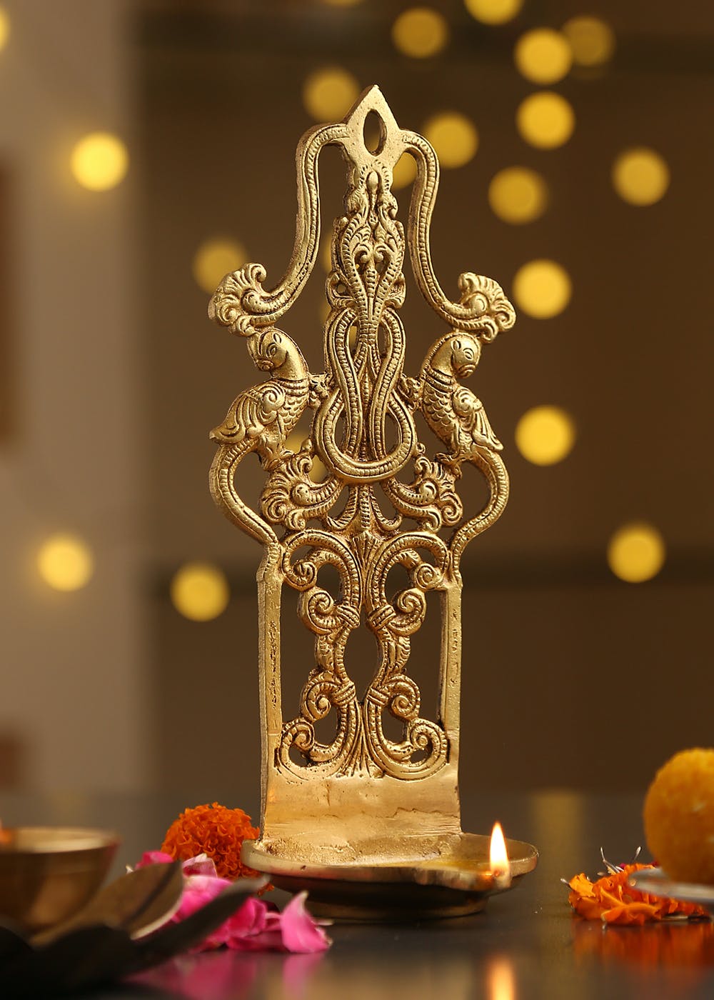 Get Brass Wall Diya With Intricate Details at ₹ 1900 | LBB Shop