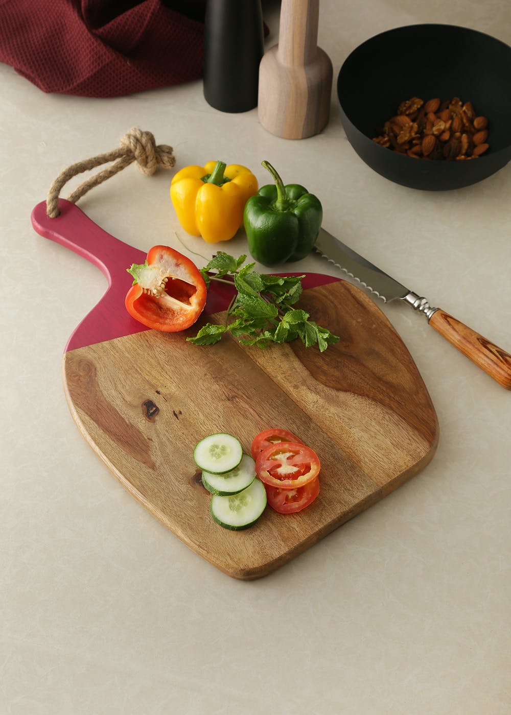 Get Specially Designed Distinctive Shape Chopping Board With Colored ...